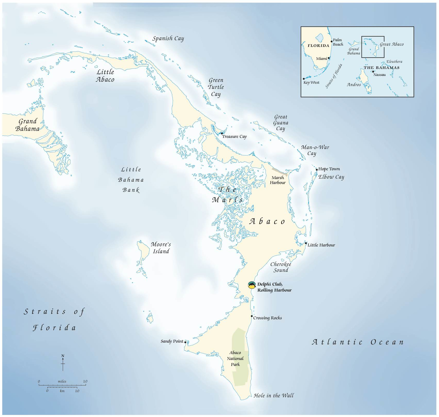 The Abacos Map Marsh Harbour Abaco Estate Services